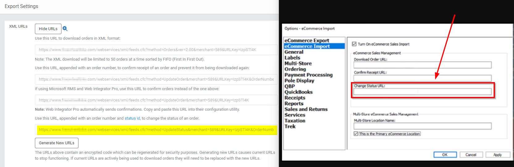 Ascend POS Integration for Websites