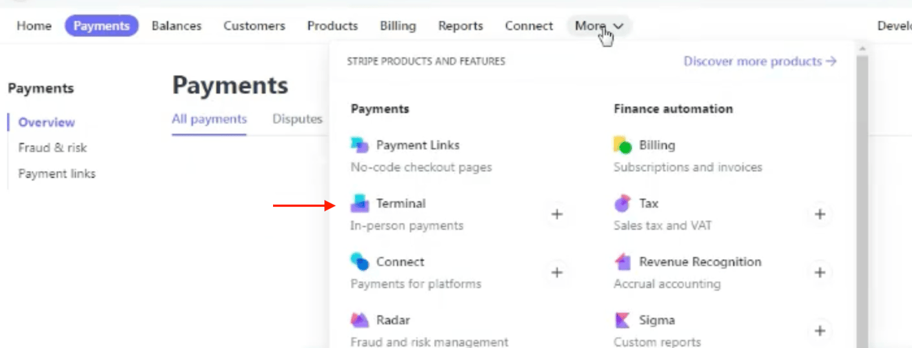 Stripe Payment Processing for In-Store Sales
