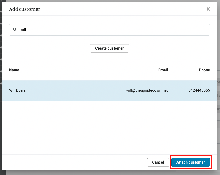 In-Store Sales Screen